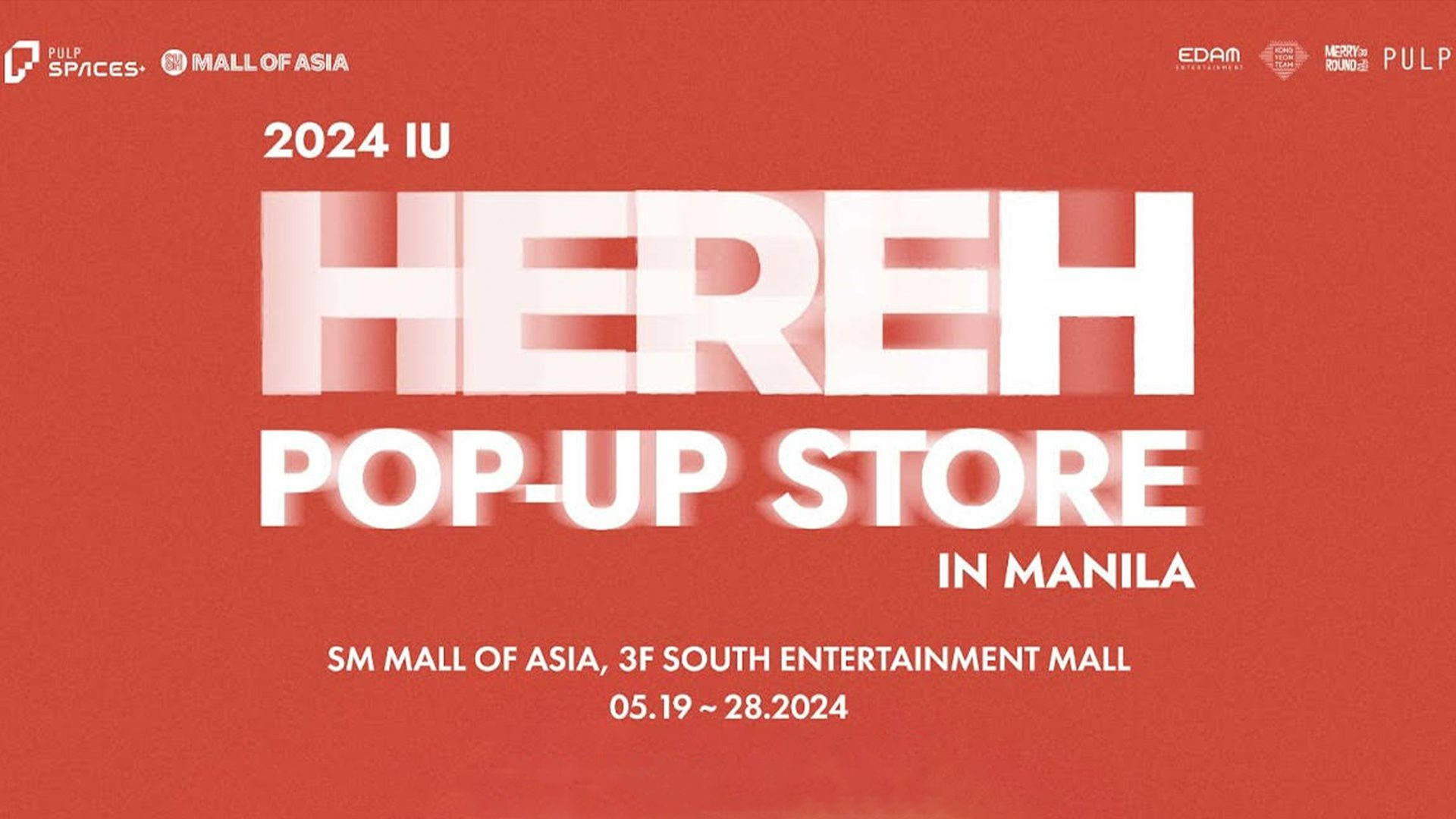 Excited for IU's concert? Don't Miss the IU HEREH Pop-up Store, Opening ...