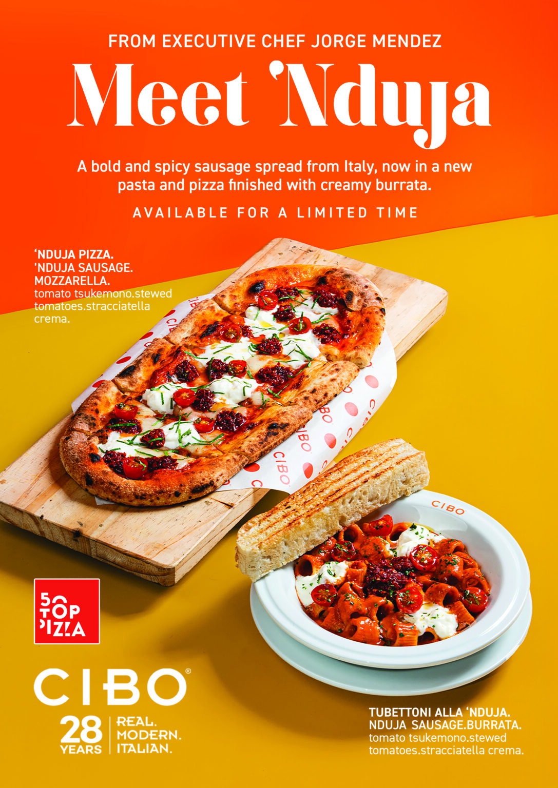 CIBO at 28: New Dishes, Kid-friendly perks, and Big Promos All Season ...