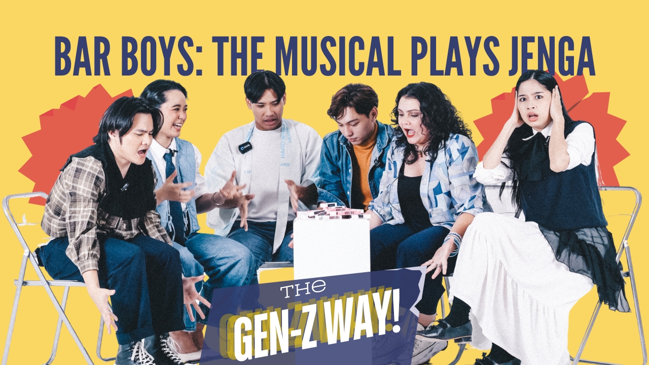Bar Boys The Musical casts play Jenga - The Gen-Z Way!